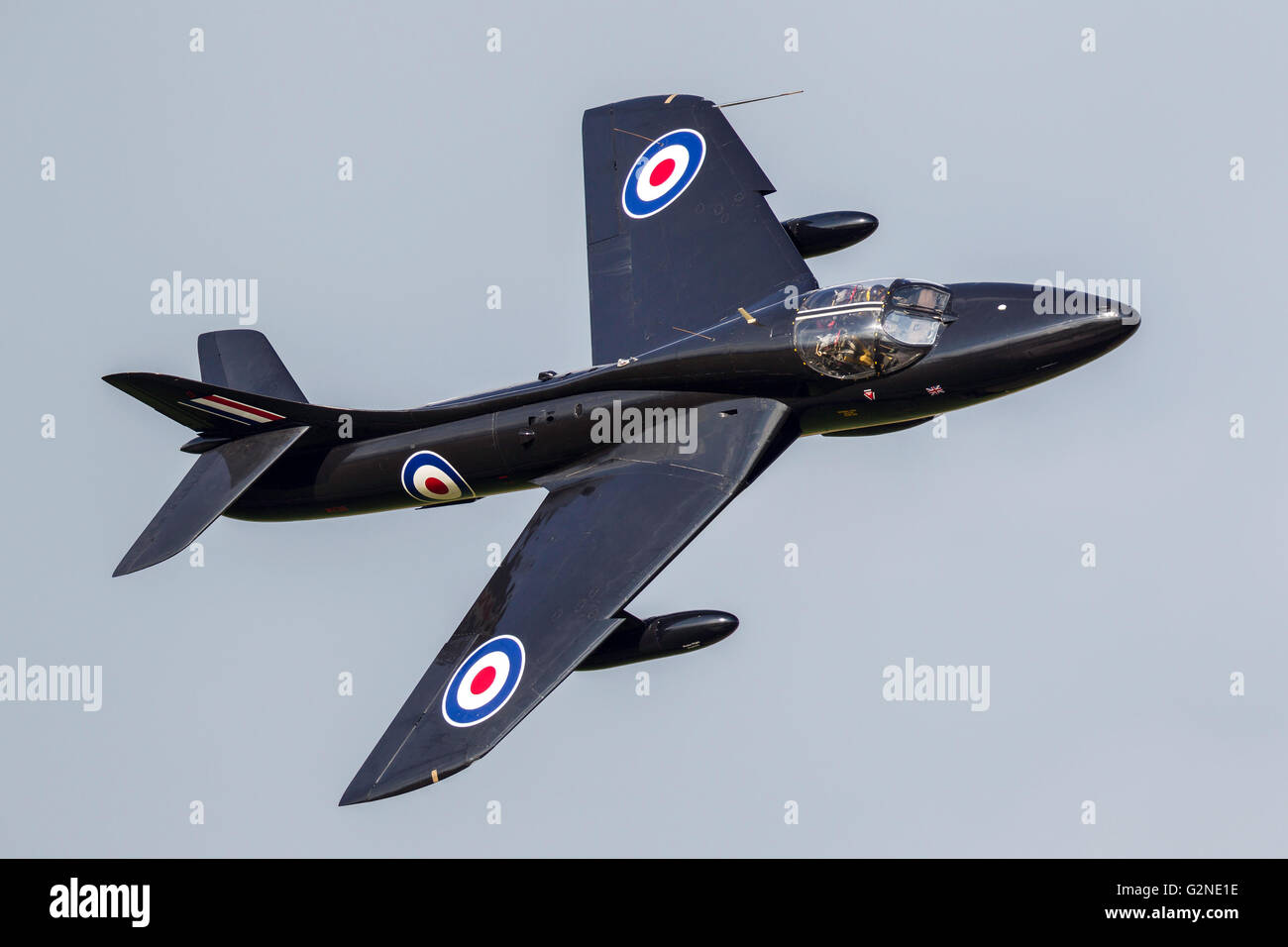 Hawker Hunter T.7A G-FFOX from the Hunter Flight Academy at the RAF ...