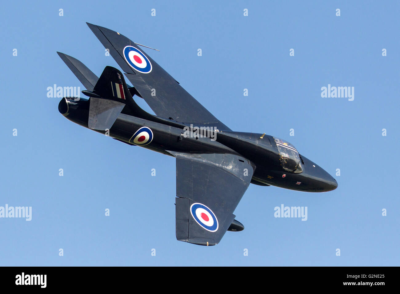 Hawker Hunter T.7A G-FFOX from the Hunter Flight Academy at the RAF ...