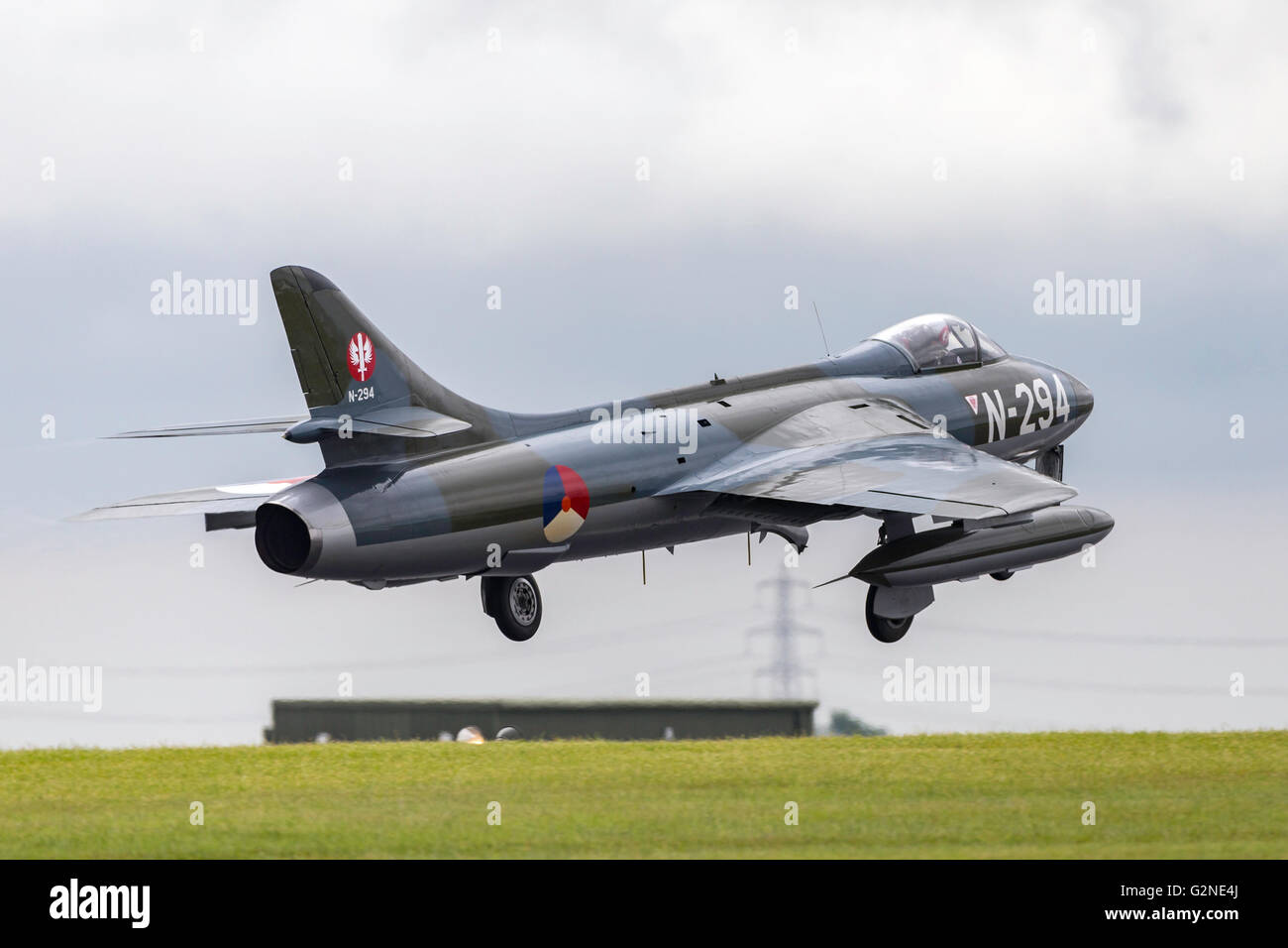 Hawker Hunter F.6A G-KAXF from the Dutch Hawker Hunter Foundation at ...