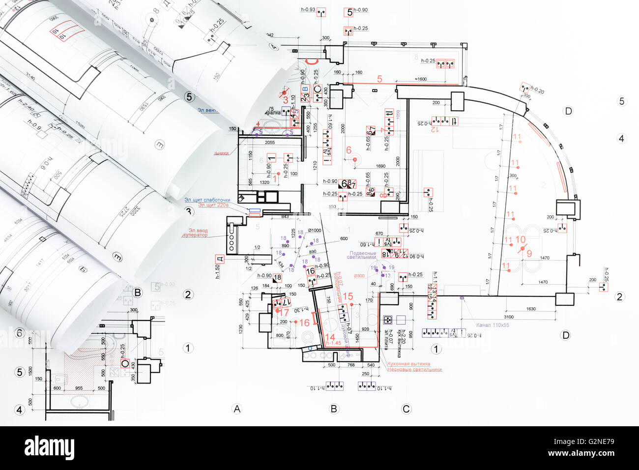 Floor plans house hi-res stock photography and images - Alamy
