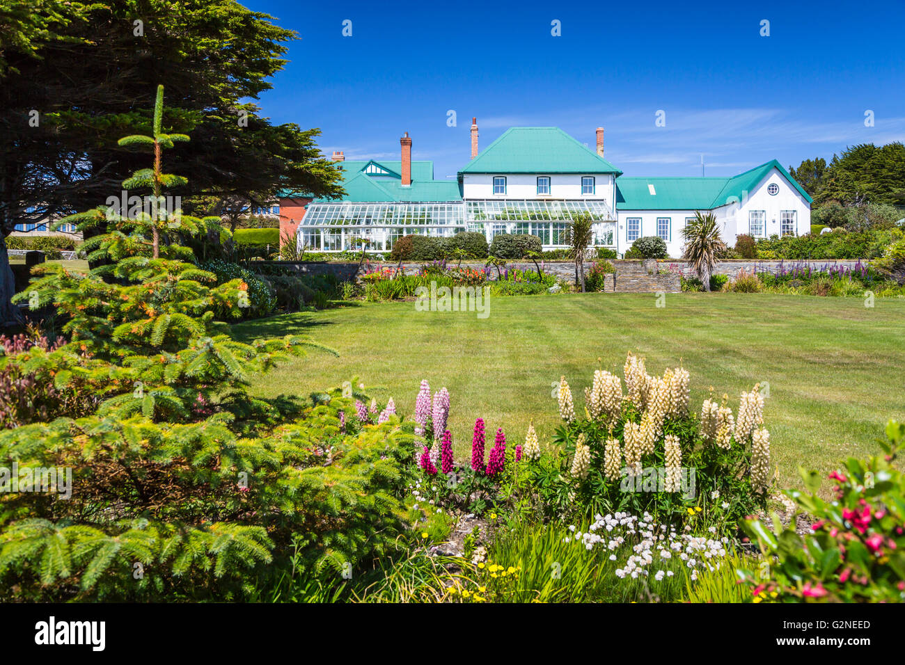 Government House Stanley Falkland Islands High Resolution Stock ...