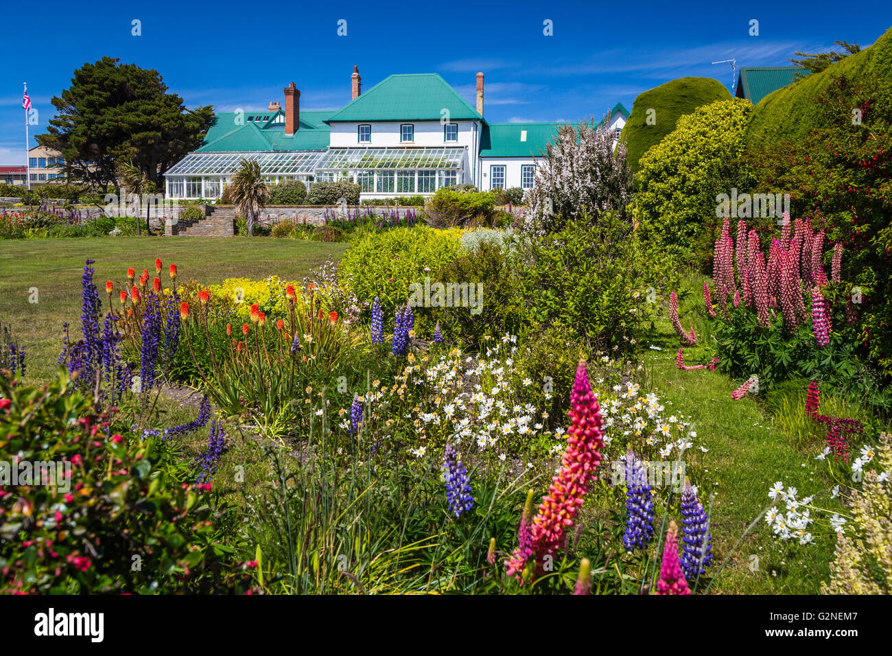 Government house stanley falkland islands hi-res stock photography and ...
