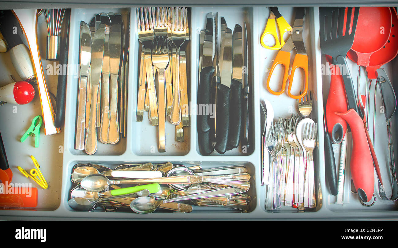 Cutlery background hi-res stock photography and images - Alamy