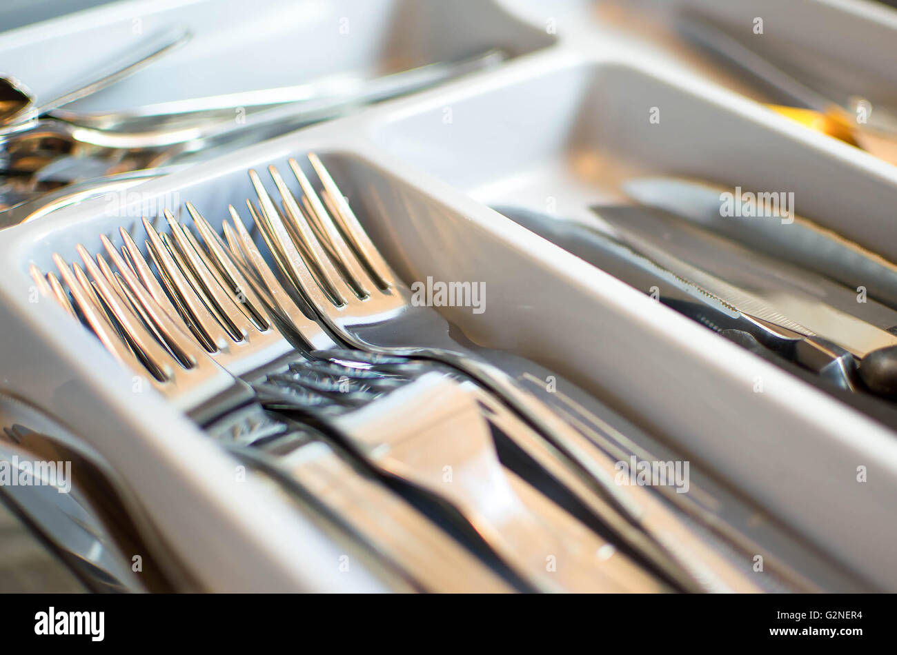 Kitchen drawer open details hi-res stock photography and images - Alamy