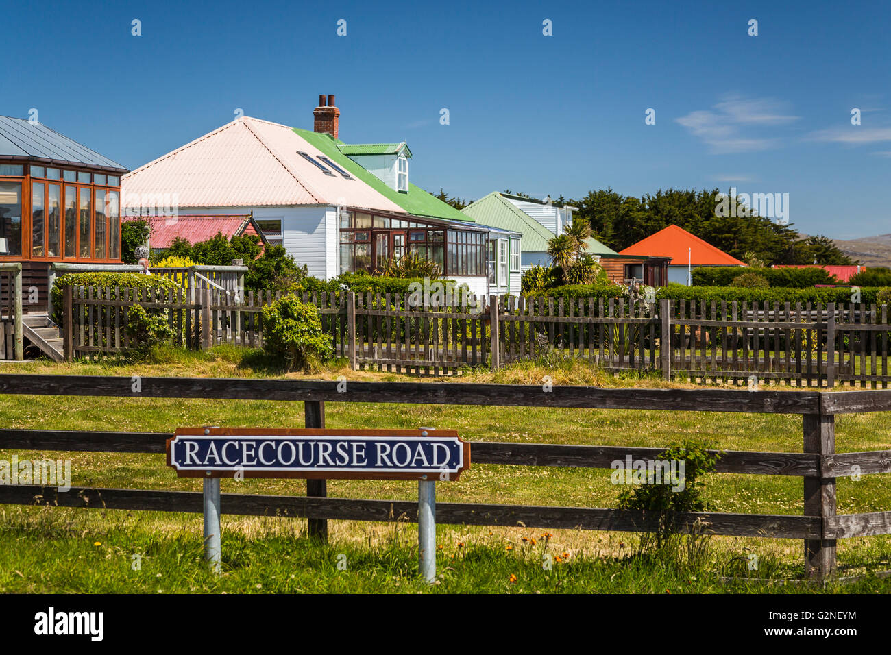 Stanley, the capital of the Falkland Islands, British Overseas ...