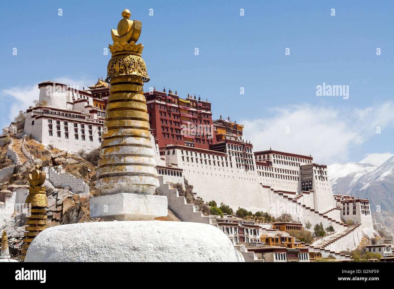 Stupa Potala Monastery High Resolution Stock Photography and Images - Alamy
