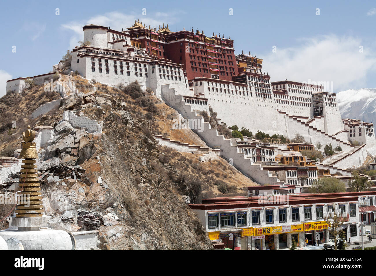 Stupa Potala Monastery High Resolution Stock Photography and Images - Alamy
