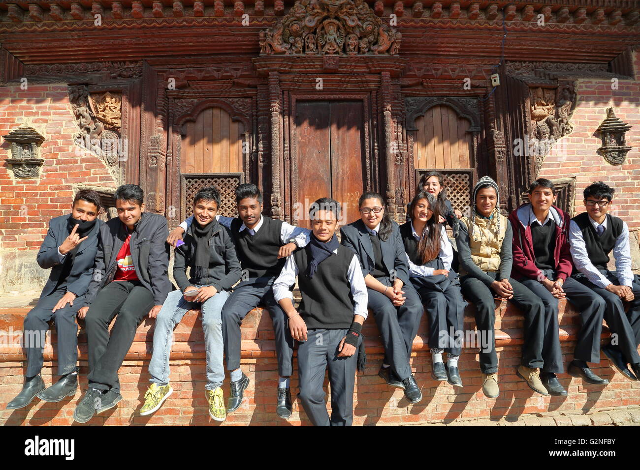 Uniform nepal nepalese hi-res stock photography and images - Alamy