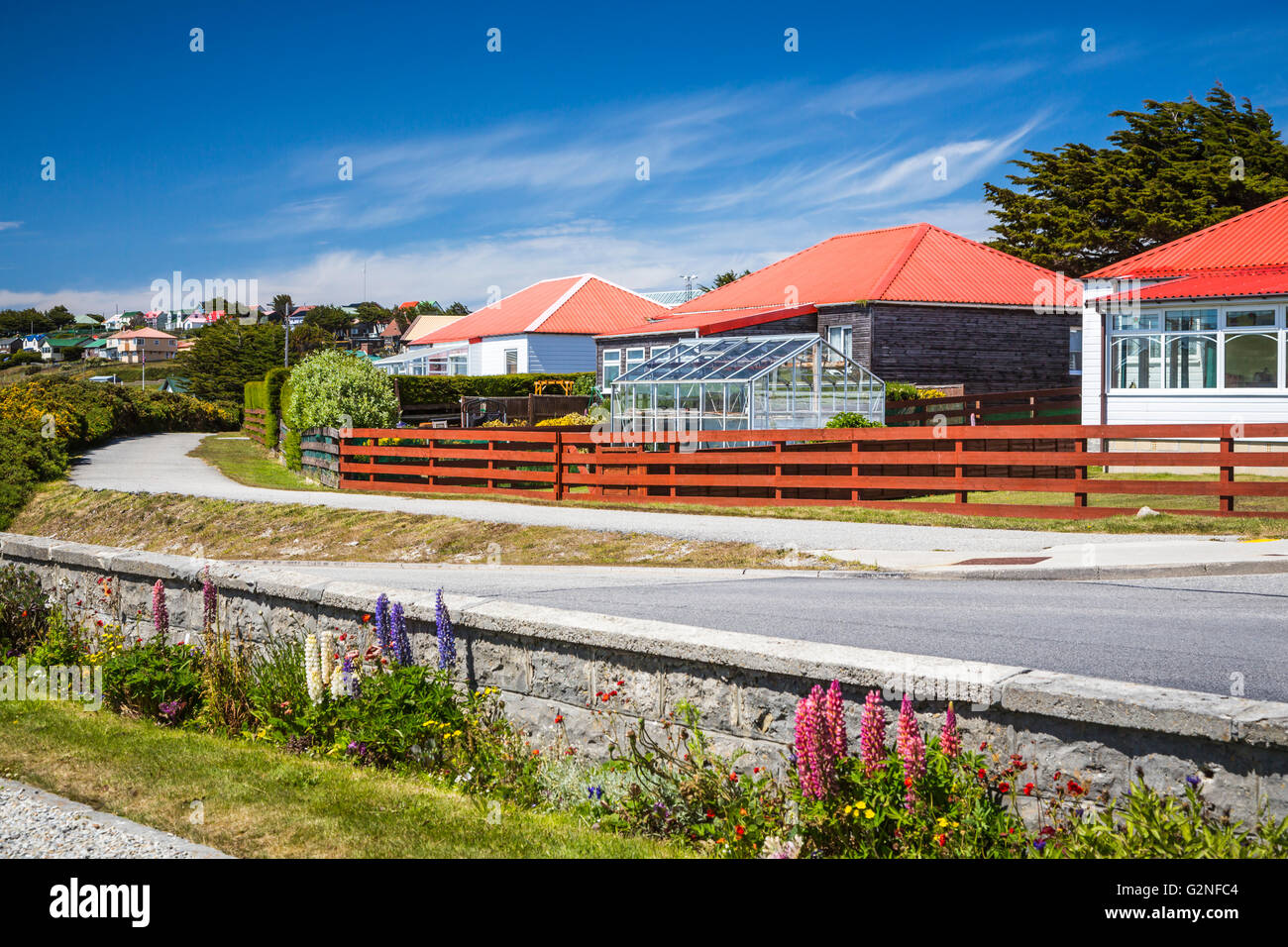 Stanley, the capital of the Falkland Islands, British Overseas ...