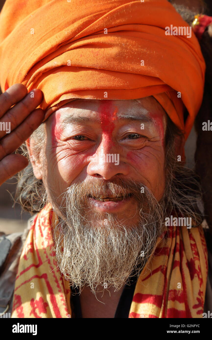 Sadhu in nepal hi-res stock photography and images - Alamy