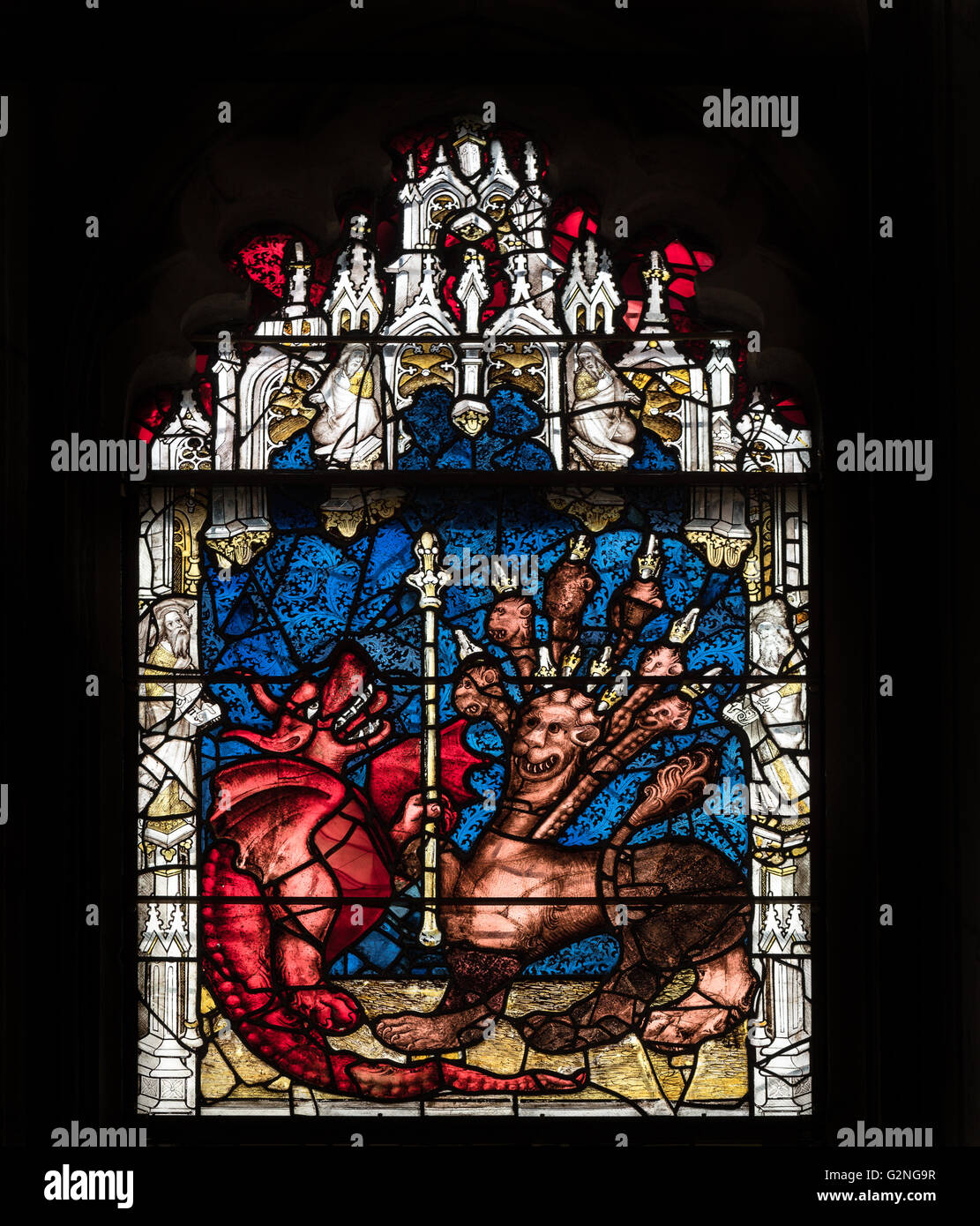 Hell stained glass hi-res stock photography and images - Alamy