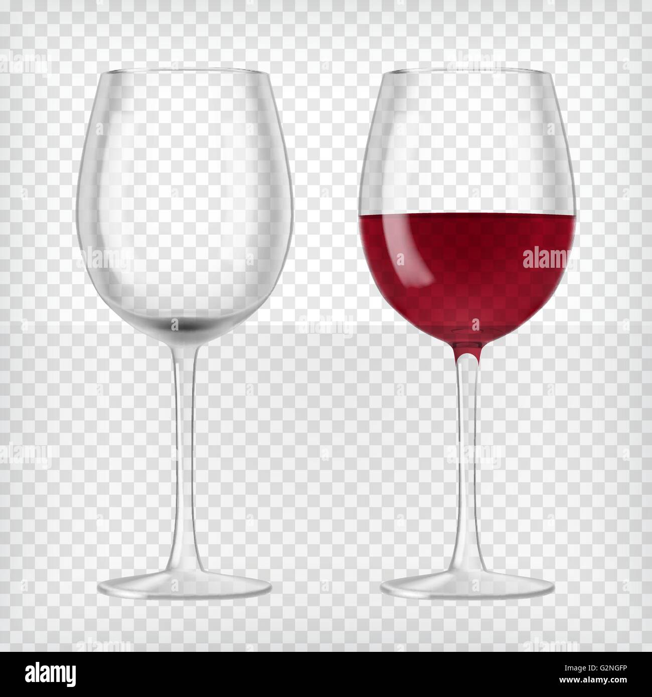 Luxury clean glasses restaurant Stock Vector Images - Alamy