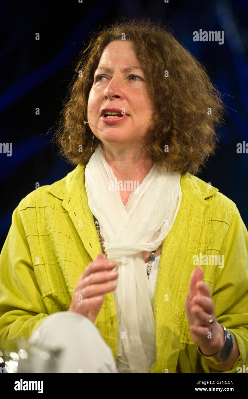 Claire Harman author biographer speaking on stage about Charlotte ...