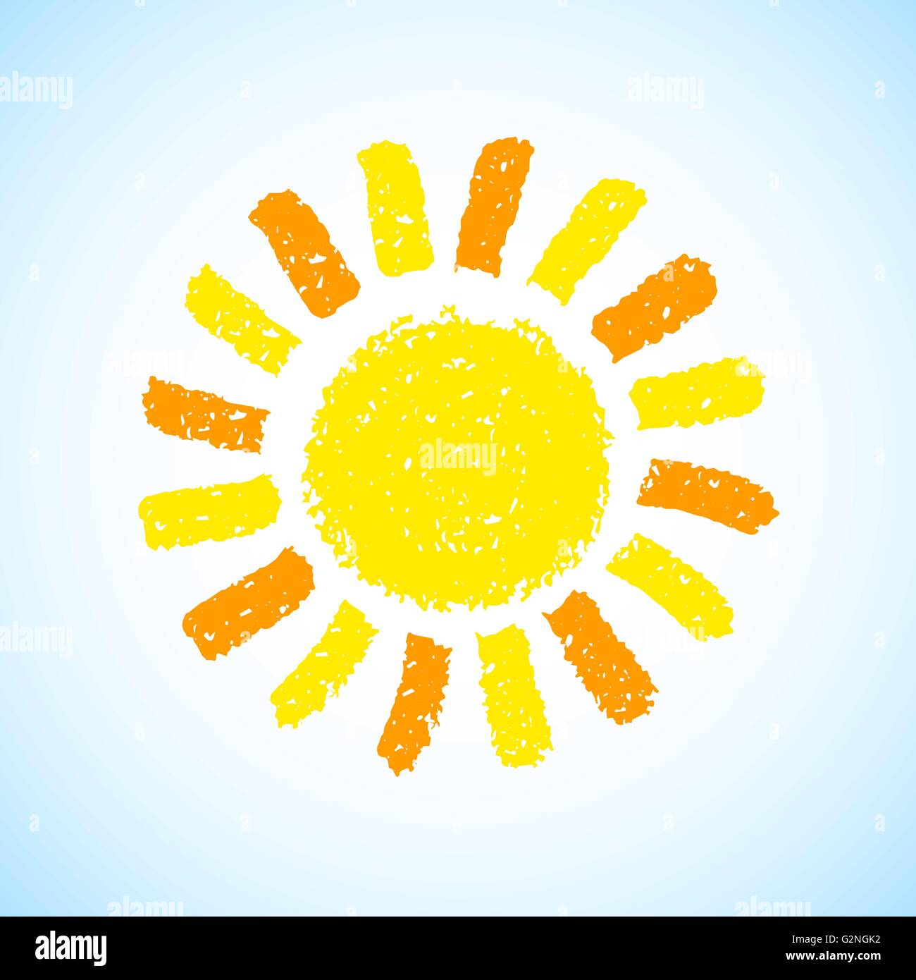 Hand Drawn Sun Stock Vector Image & Art - Alamy