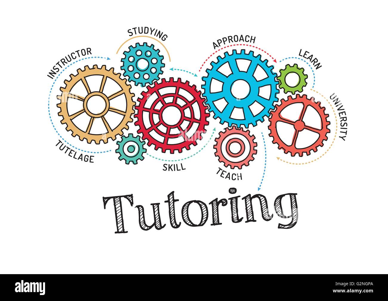 Tutoring support Stock Vector Images - Alamy