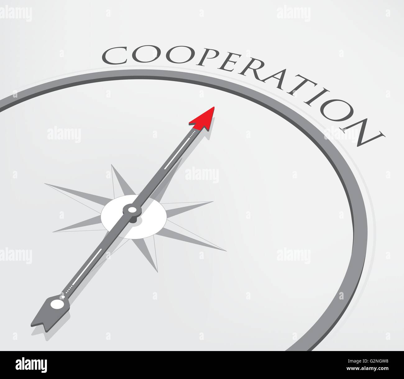 Cooperation colleagues Stock Vector Images - Alamy