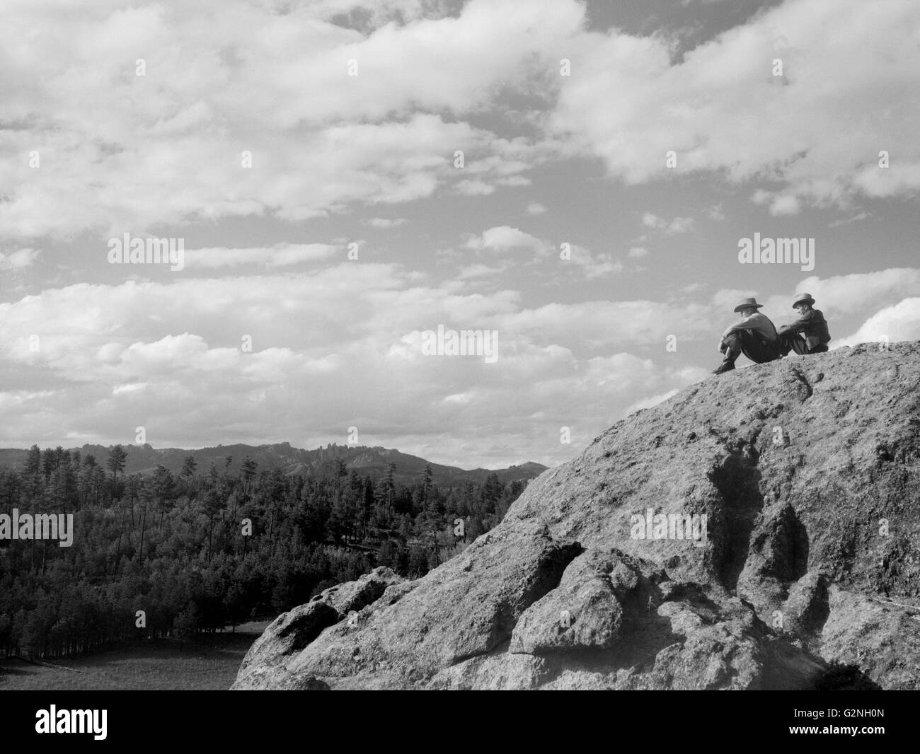 Two Cowboys,Custer State Park,South Dakota,USA,Arthur Rothstein for ...