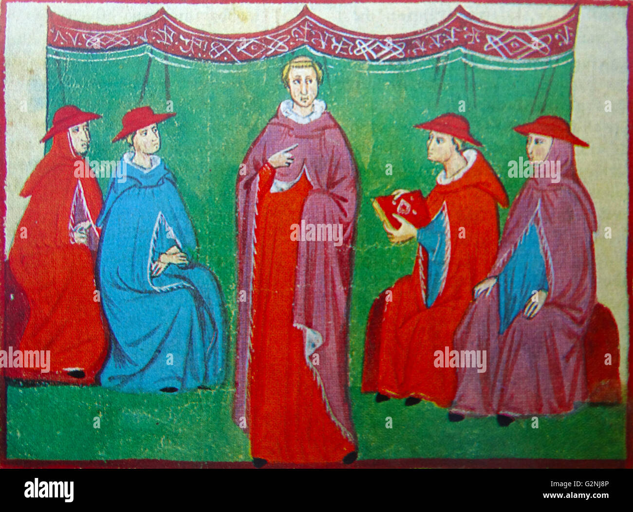 Medieval Pope Manuscript