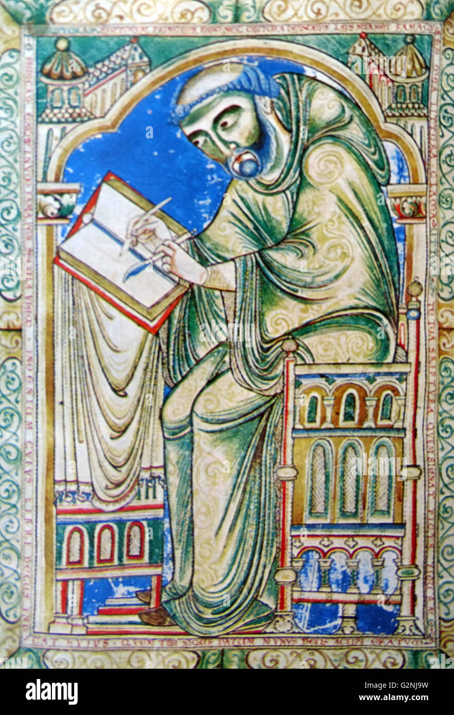 Scribe monk hi-res stock photography and images - Alamy