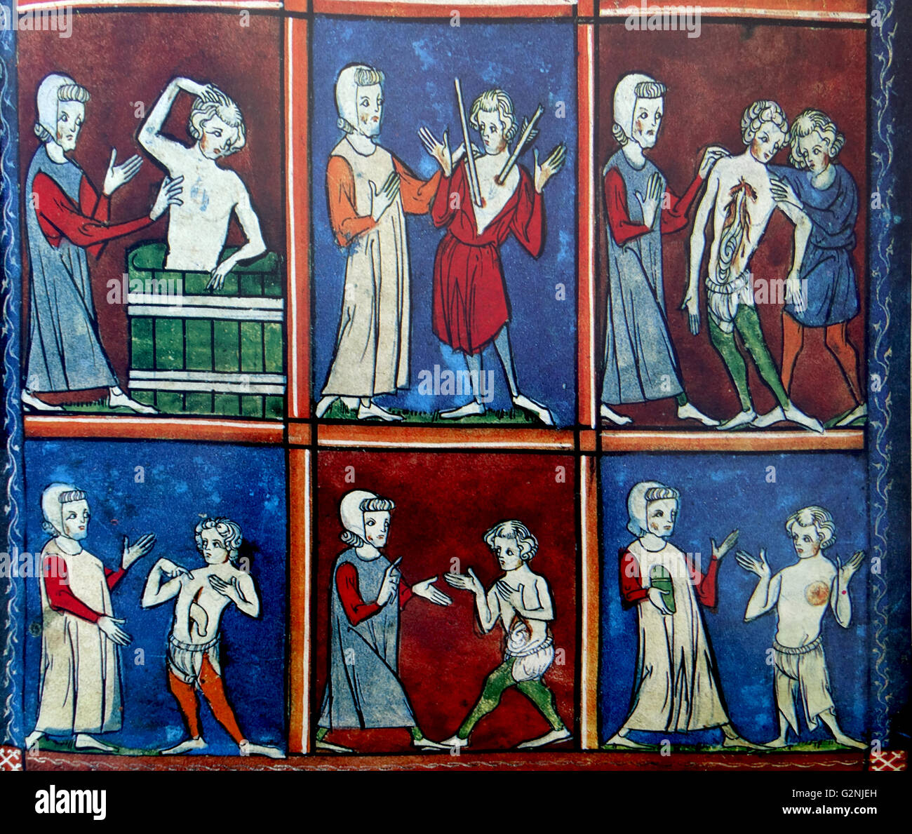 Wound man manuscript hi-res stock photography and images - Alamy