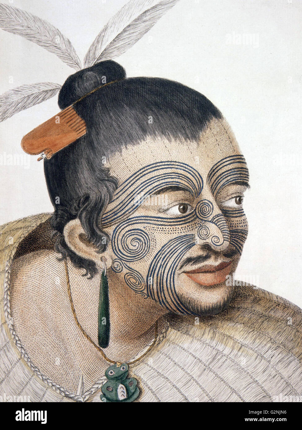 Maori man, known as Rachel and Maygen. 1769 by Sydney Parkinson 1745 ...