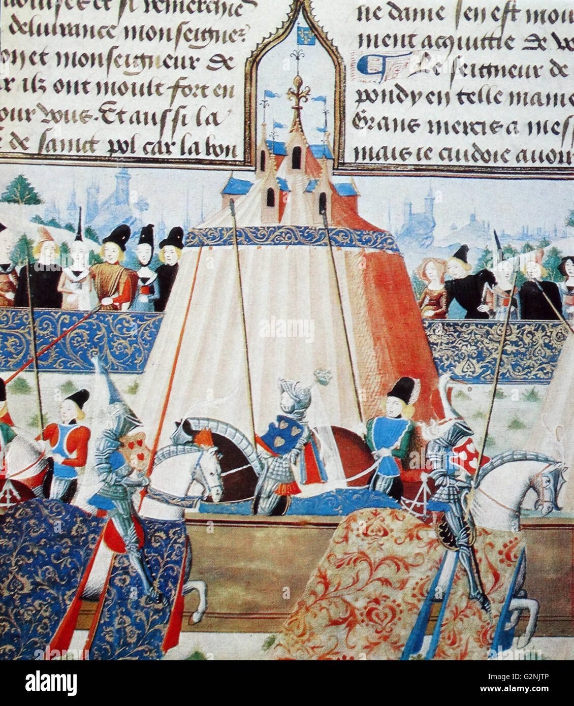 15th century french knight hi-res stock photography and images - Alamy