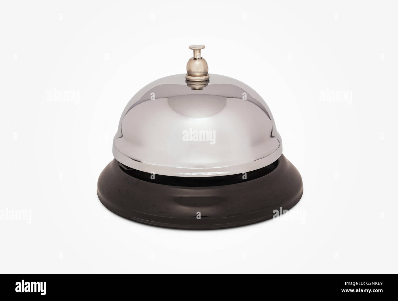 Service Bell Isolated on White Background With Clipping Path Stock ...