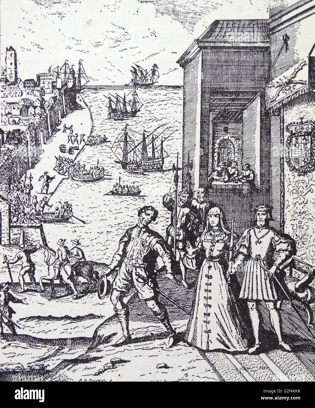 King ferdinand and queen isabella hi-res stock photography and images ...