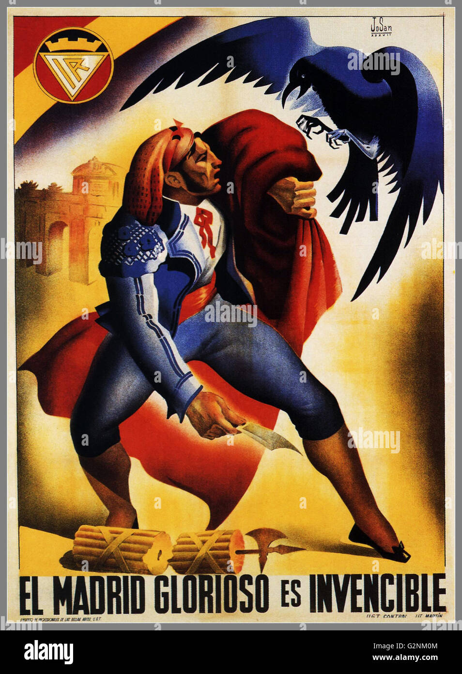 Spanish civil war poster propaganda history historical archive archival ...