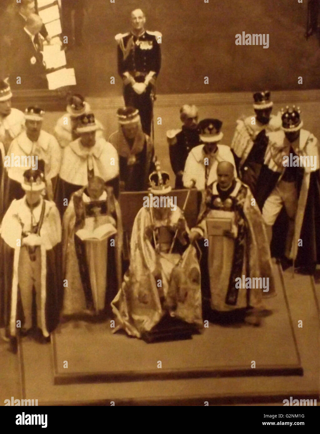 Coronation of King George VI at Westminster Abbey, London, 1937 Stock ...