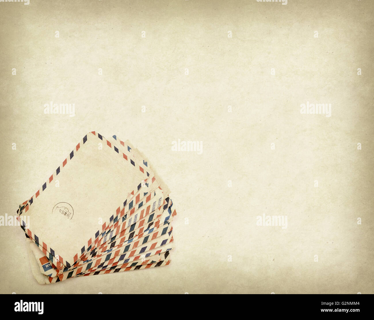 Stack of old letter Stock Photo - Alamy