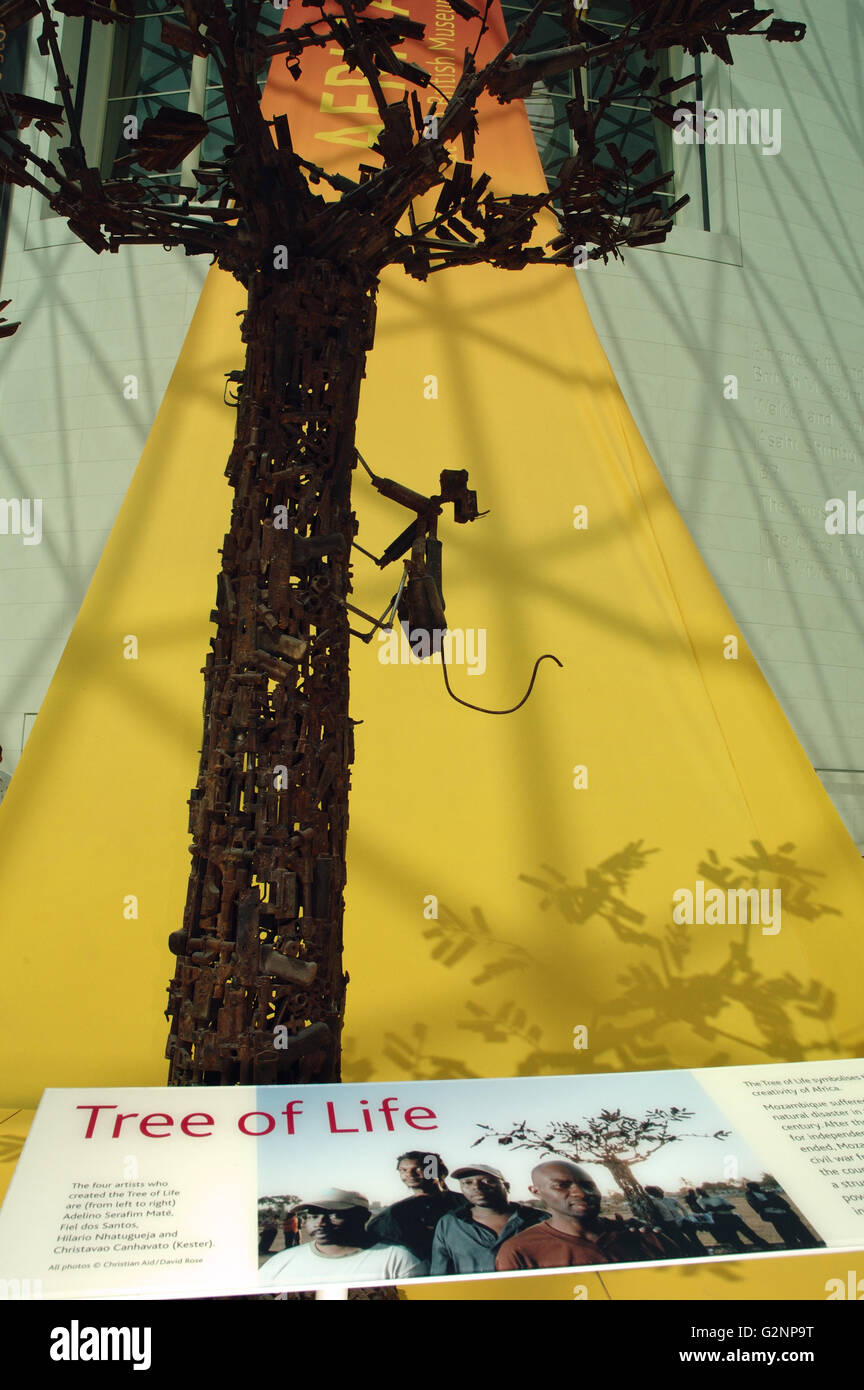 Tree of Life is a made of Weapons from Mozambique Civil War , and is a ...