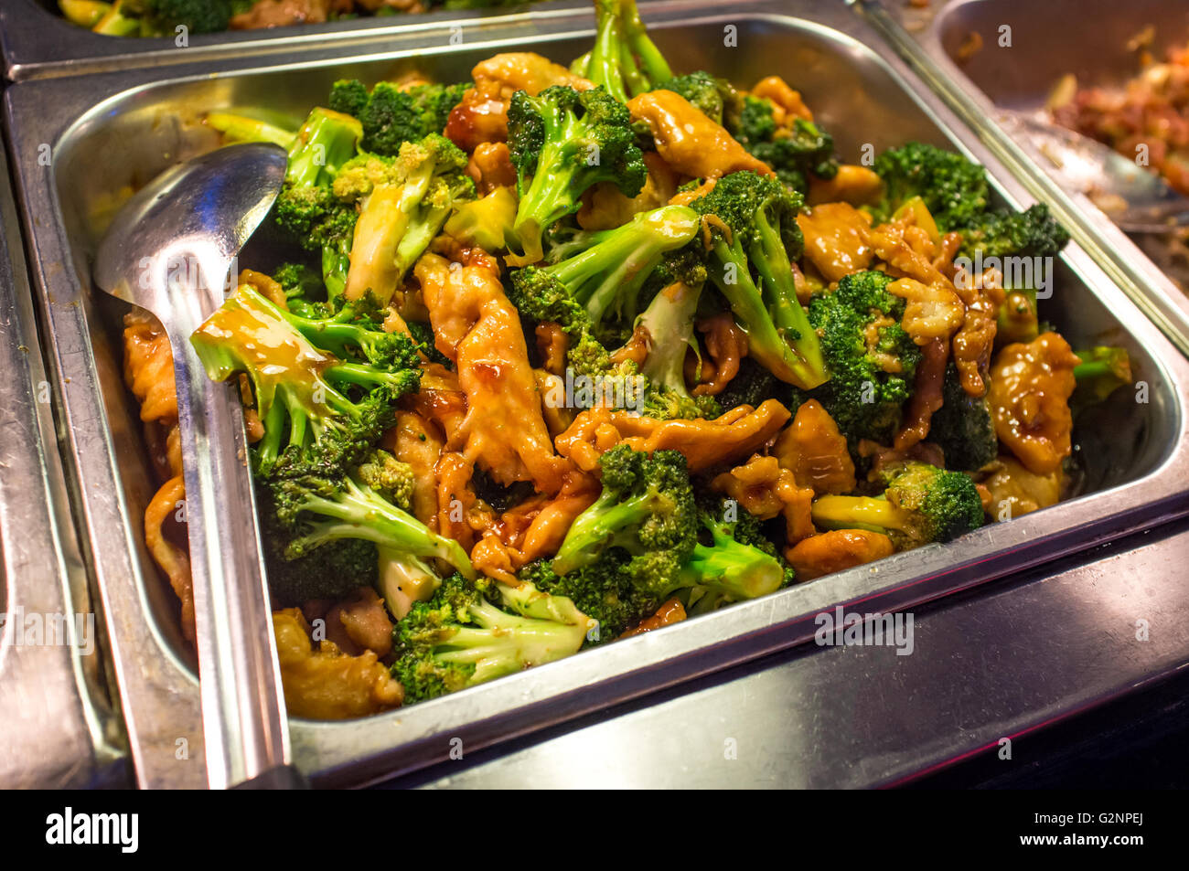 Chinese food buffet self service lunch or dinner Stock Photo - Alamy