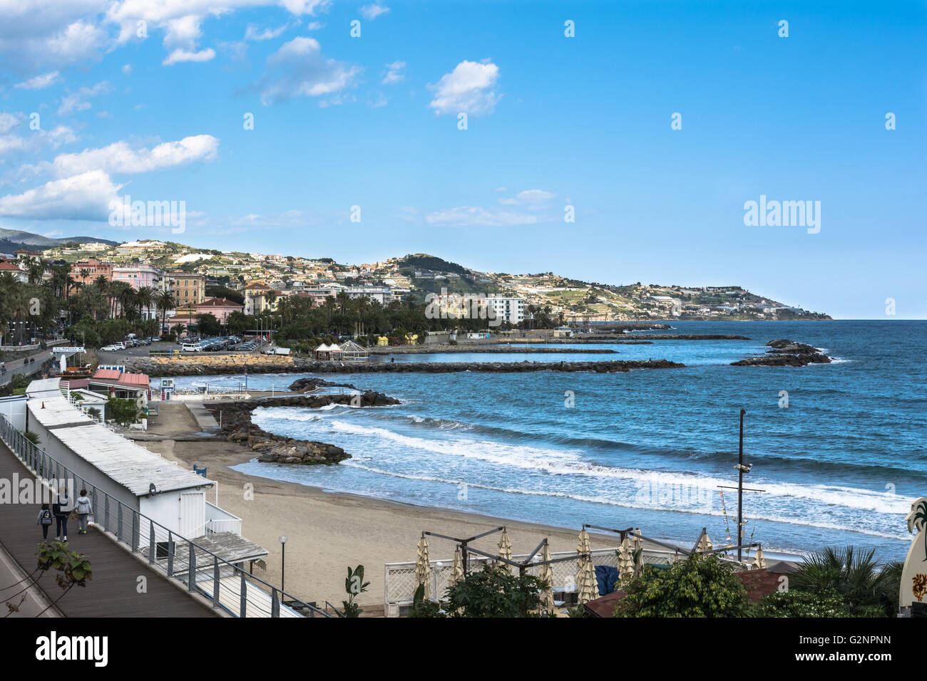 Italy sanremo beach hi-res stock photography and images - Alamy