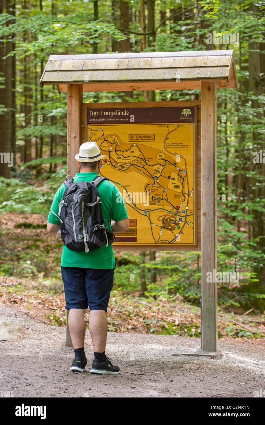 National park visitor map hi-res stock photography and images - Alamy