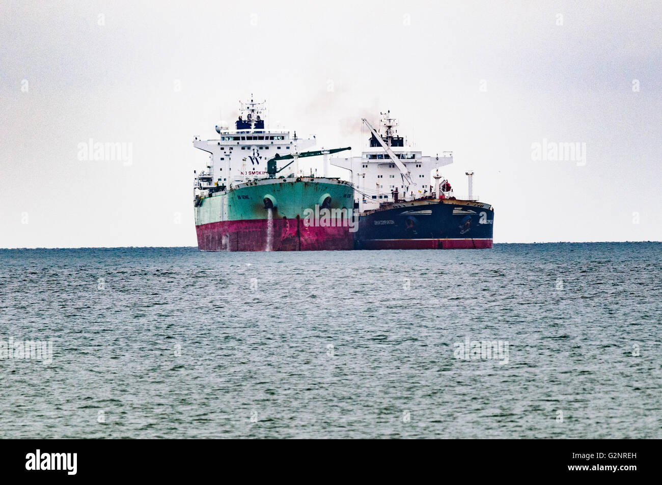 Belfast, Northern Ireland. 07/01/2012: Genmar Companion prepares for a ...