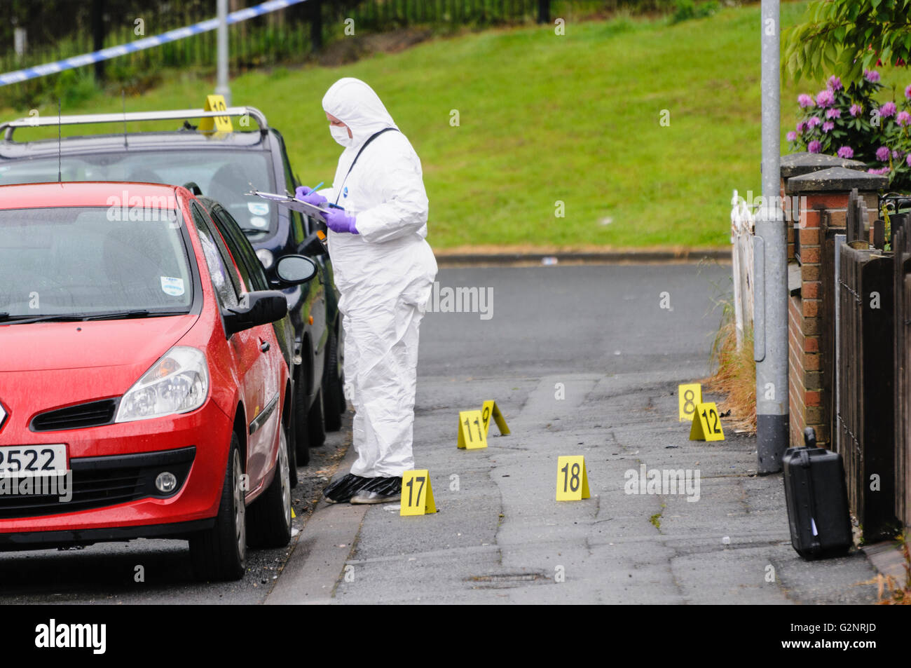 Forensics marker hi-res stock photography and images - Alamy