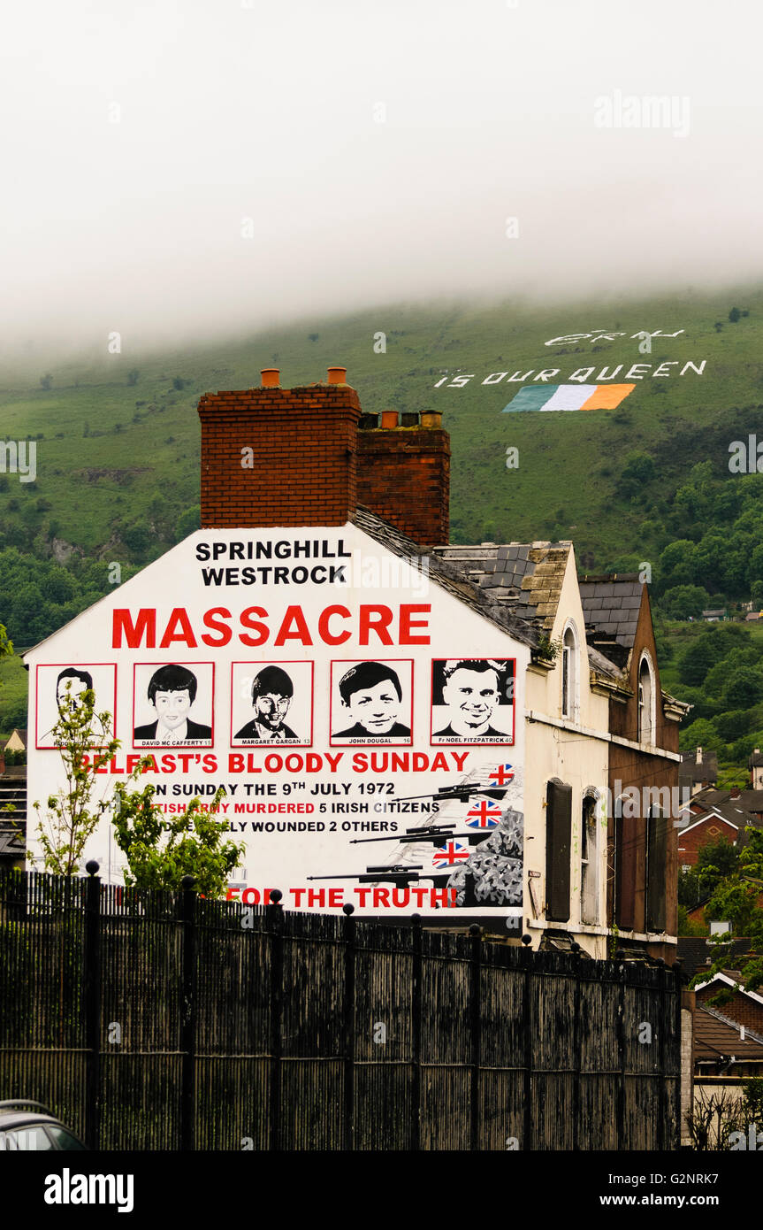 Bloody sunday mural belfast hi-res stock photography and images - Alamy