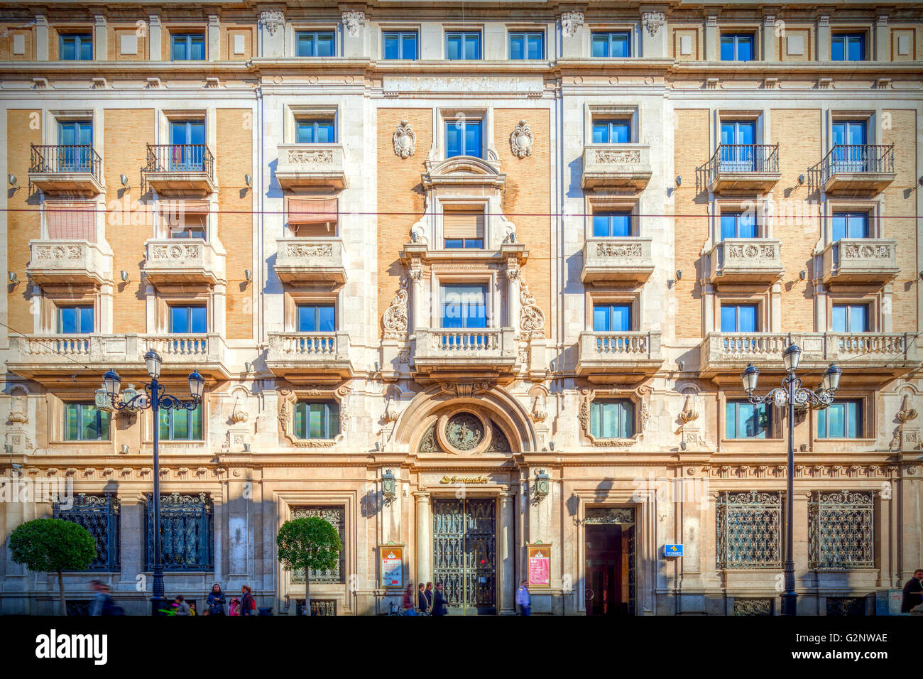 Banco Central Building (project by Vicente Traver, 1952), nowadays ...