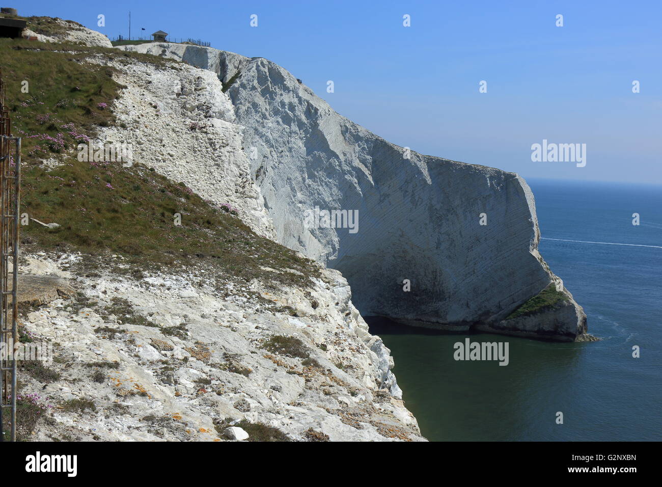 Chalk cliff overlooking hi-res stock photography and images - Alamy