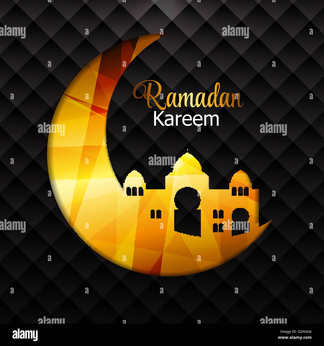 Background for Muslim Community Festival Ramadan Rareem. Eid Mu Stock ...