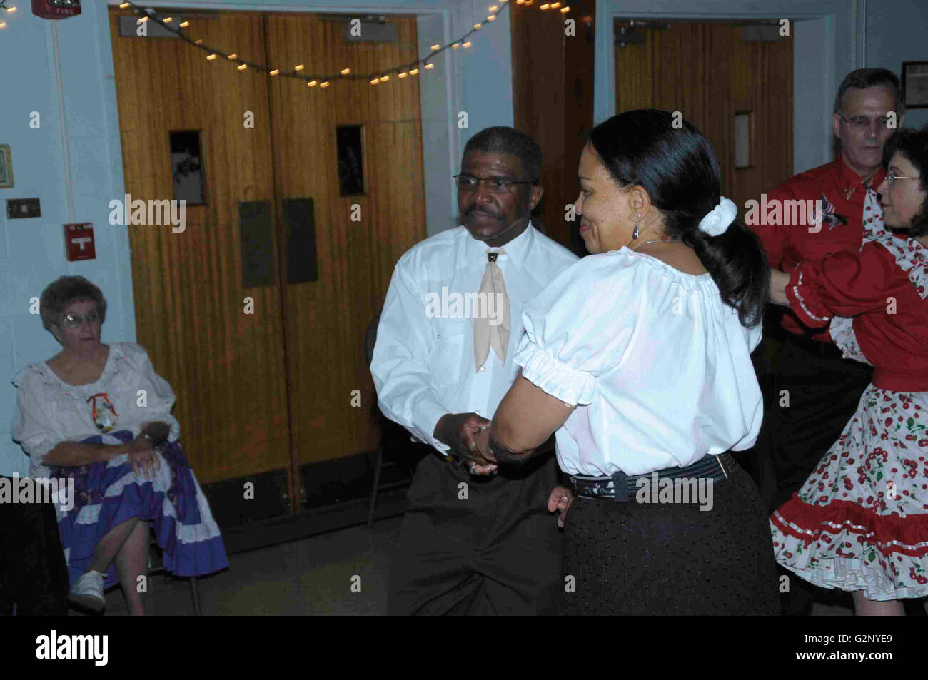 Black couple square dancing in Bowie Stock Photo - Alamy