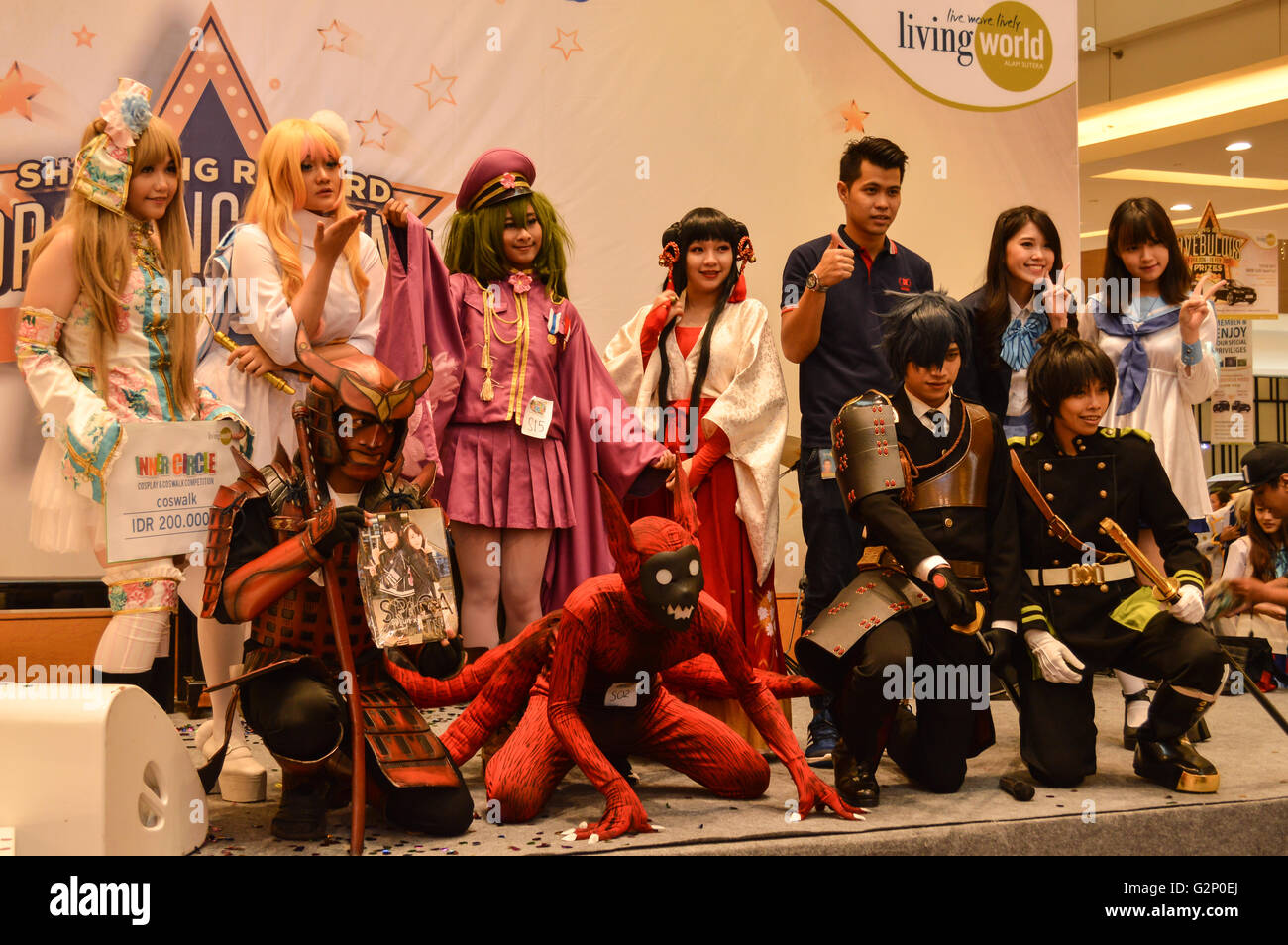 Winner cosplay competition in living world mall alam sutera, Tangerang ...