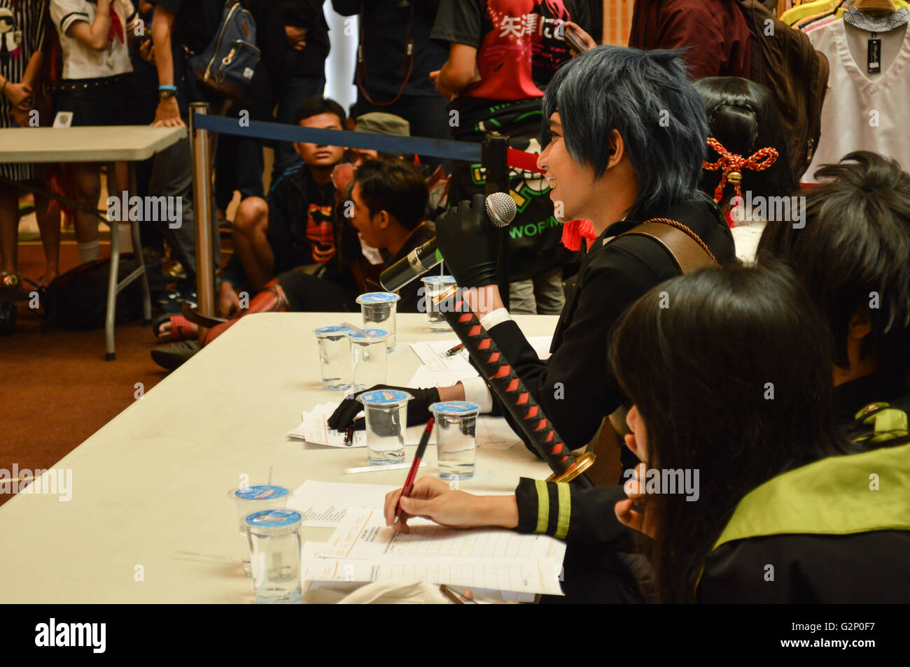Judges cosplay competition in living world mall, Tangerang, Indonesia ...