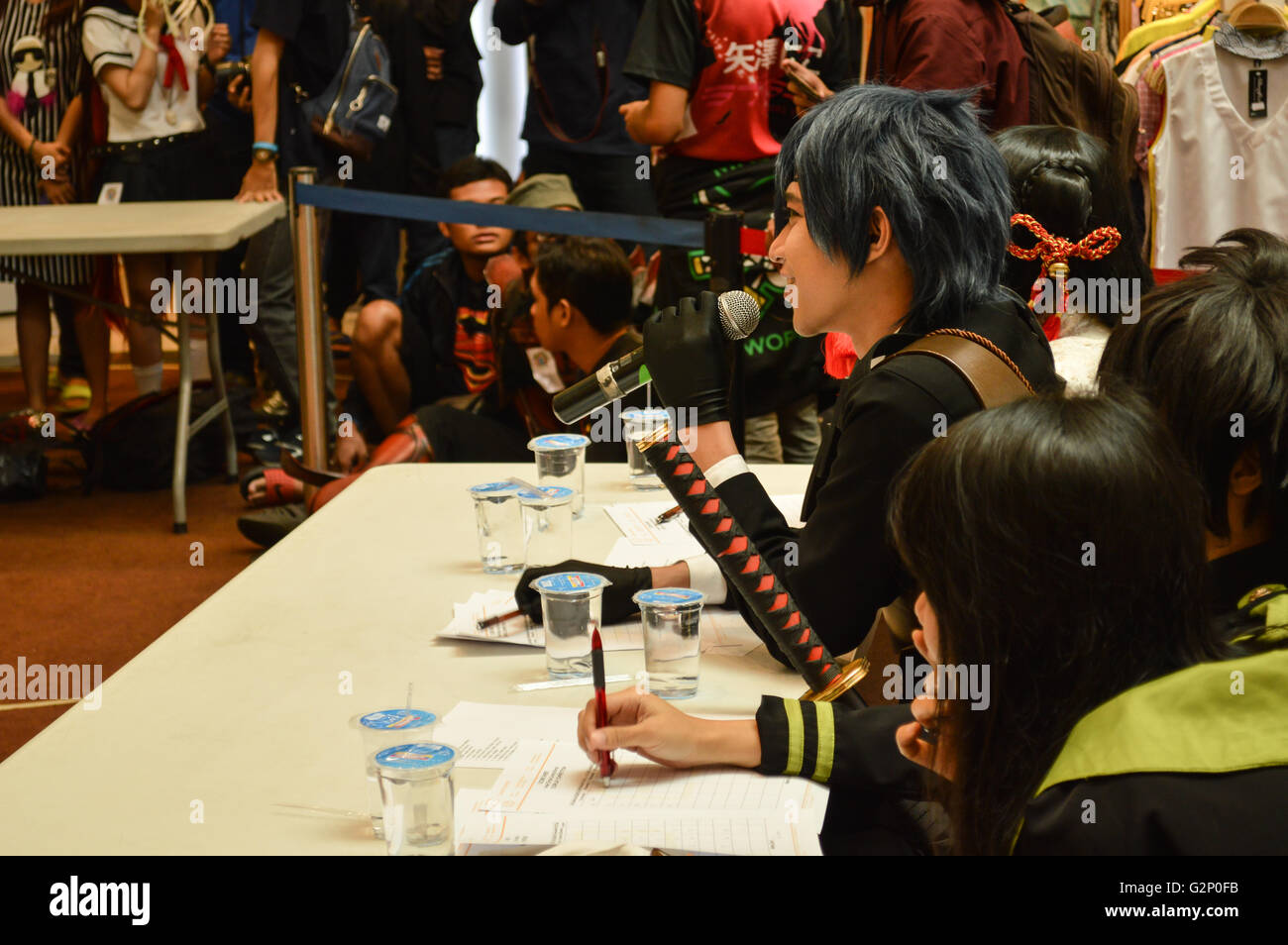 Judges cosplay competition in living world mall, Tangerang, Indonesia ...