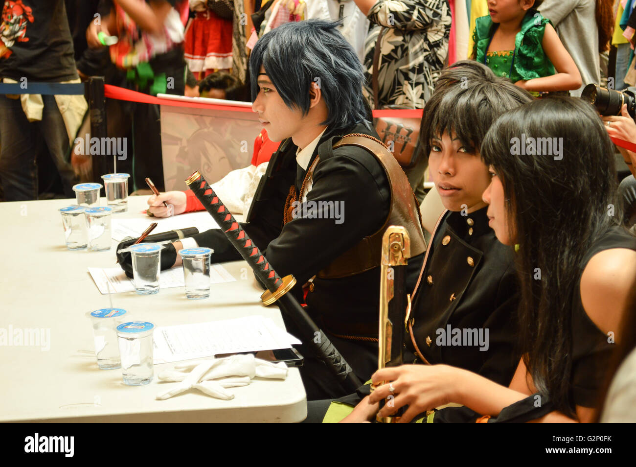 Judges cosplay competition in living world mall, Tangerang, Indonesia ...