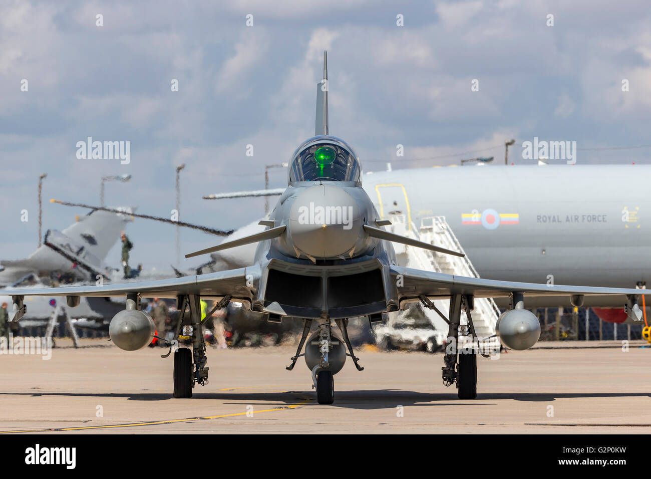 German Air Force (Luftwaffe) Eurofighter EF-2000 Typhoon multi-role ...