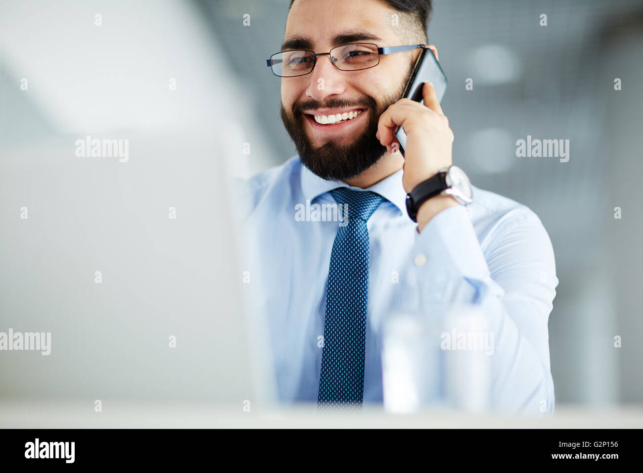 Using mobile phone Stock Photo - Alamy
