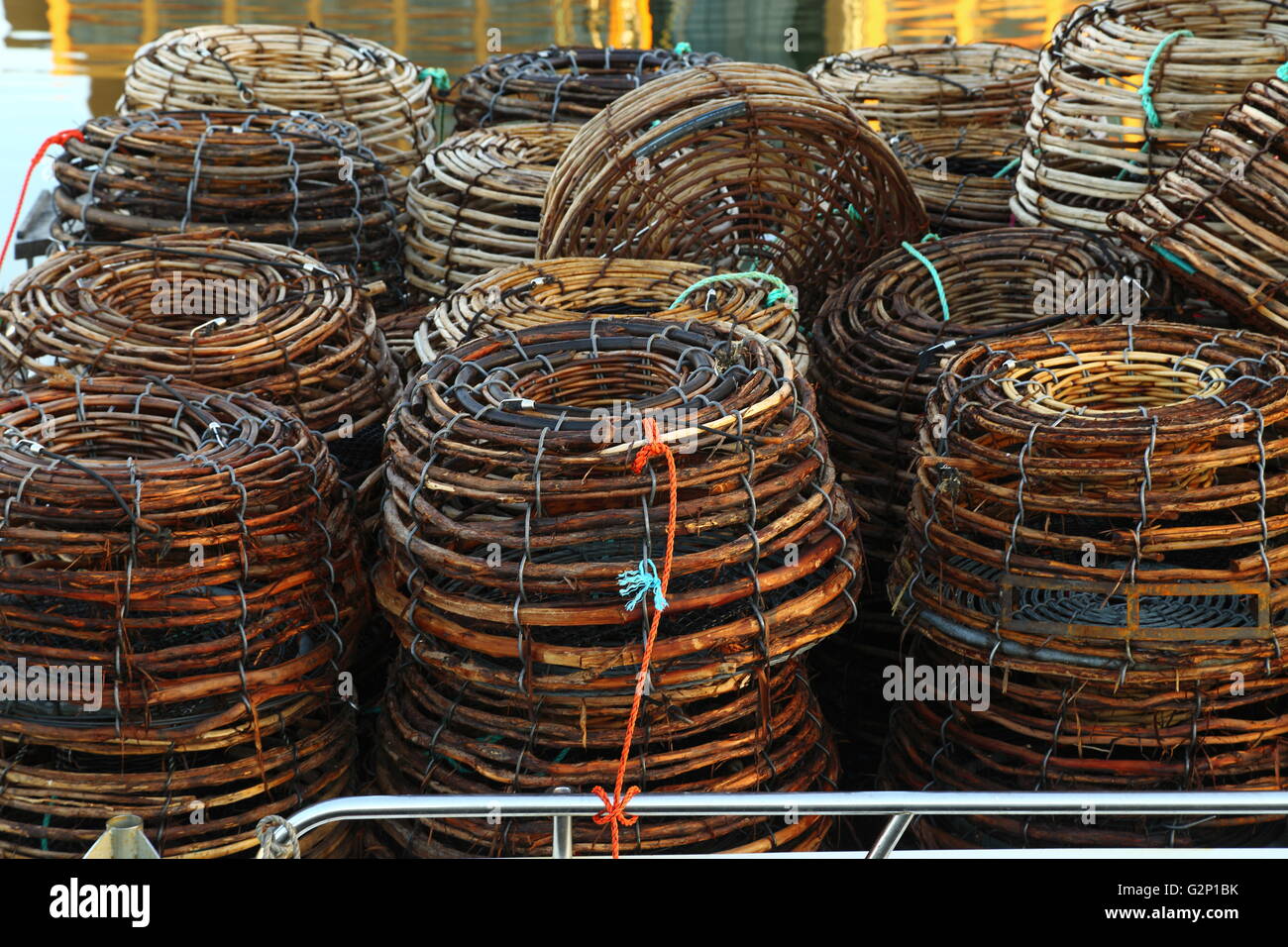 Pot fishing lobster trap hi-res stock photography and images - Alamy