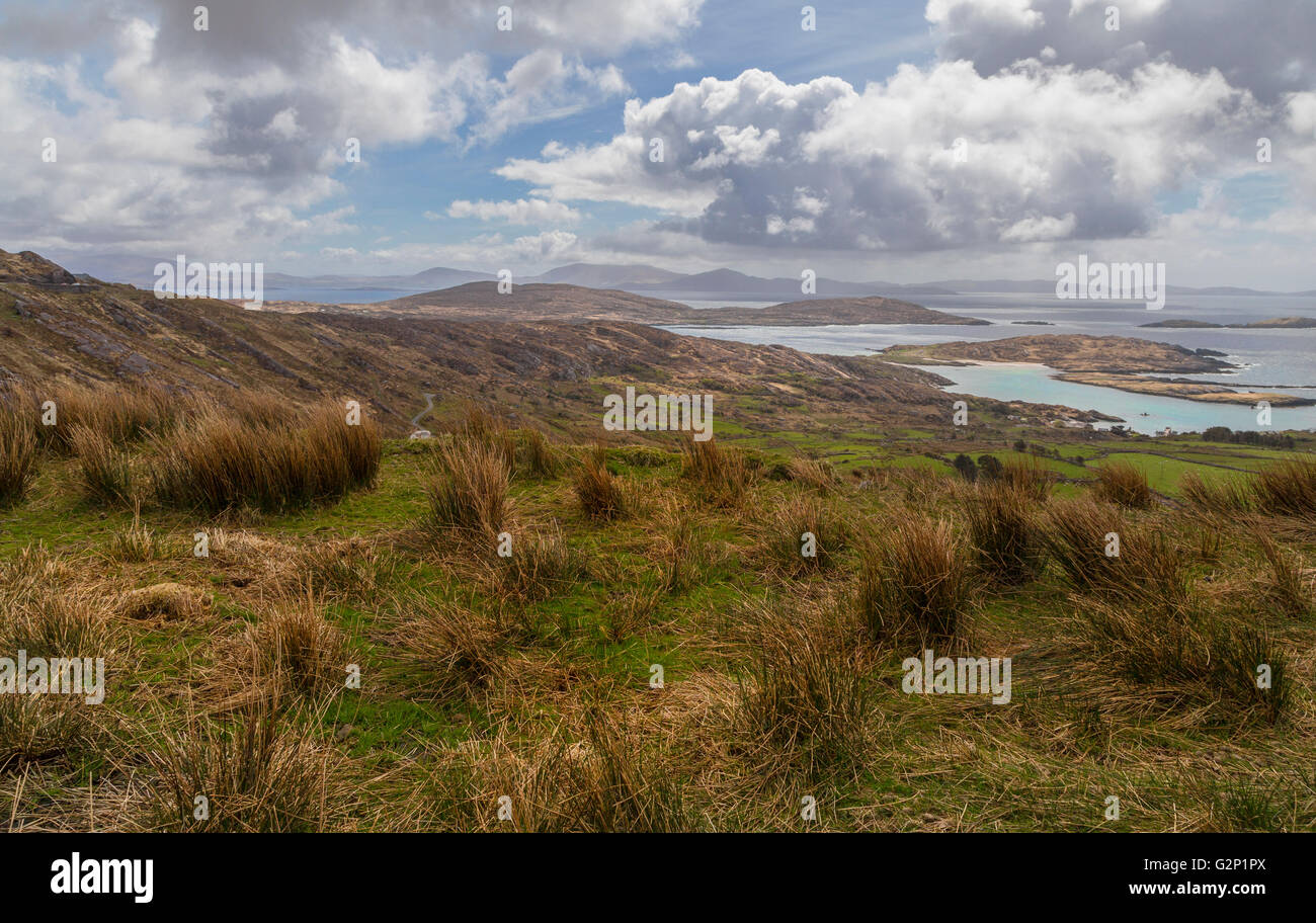 Stunning views and coastal beauty along the Ring of Kerry, Iveragh ...